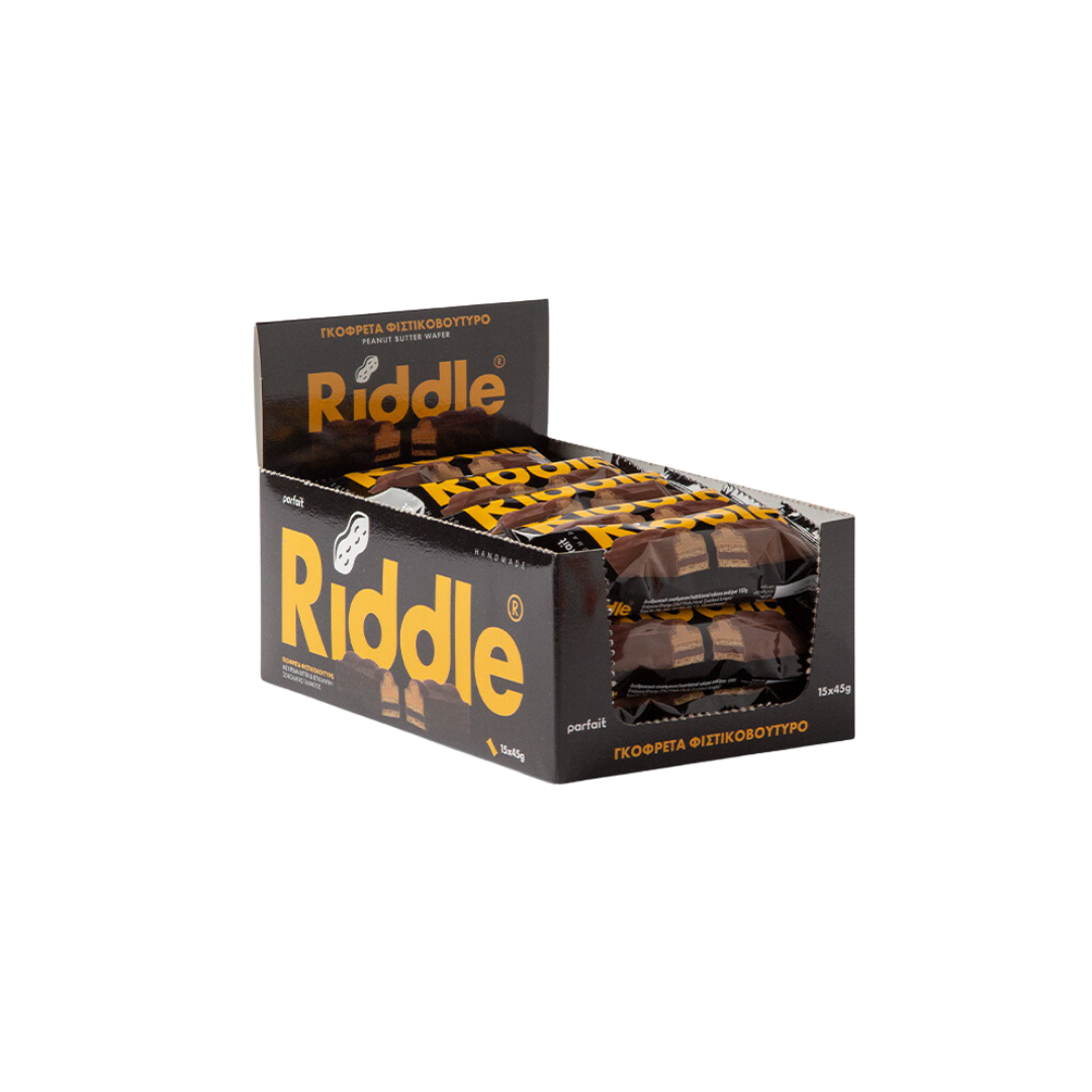 Riddle Peanut Butter Wafer with Bitter Cream Pack of 15 – Dovember